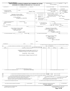 ECTION B - CONTINUATION OF SF 1449 BLOCKS Doc Template | pdfFiller