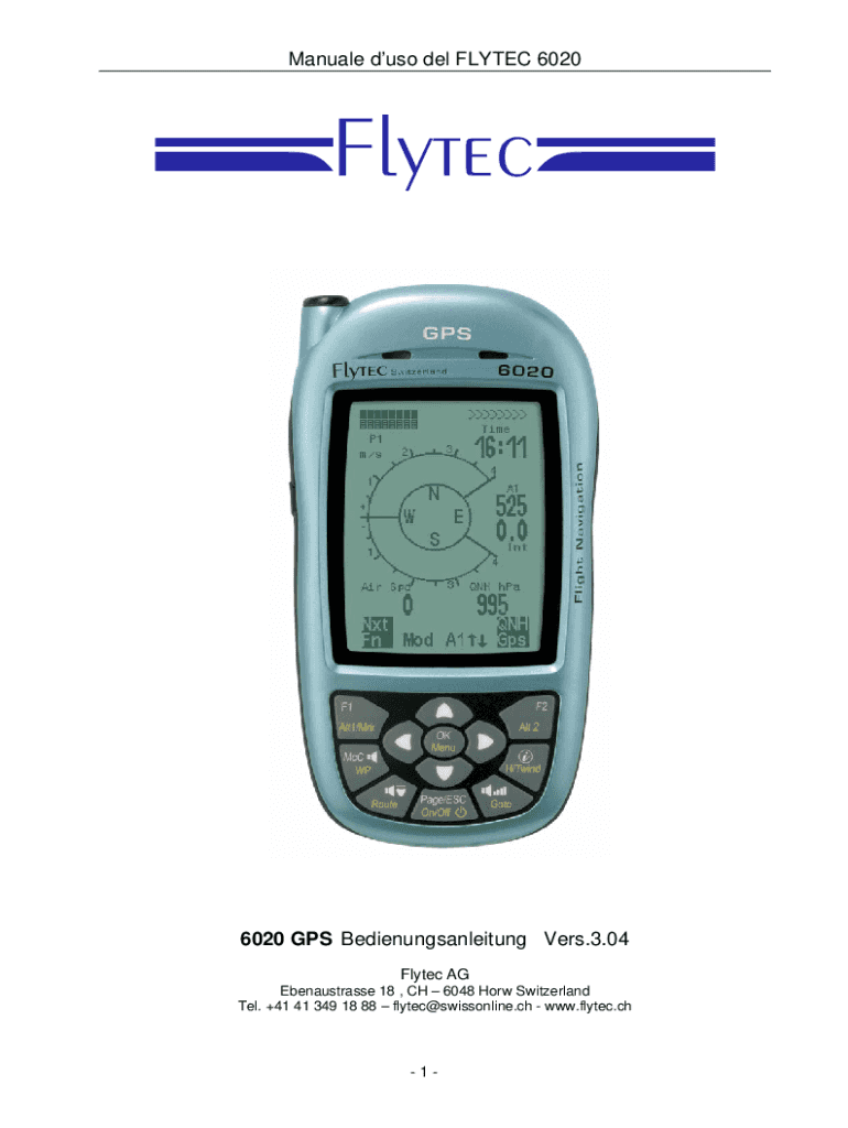 Compilabile Online Flytec Fly Beyond Fax Email Stampa - pdfFiller