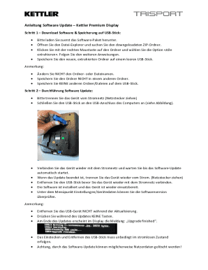 Compilabile Online Anleitung Software UpdateKettler Premium Display Fax ...