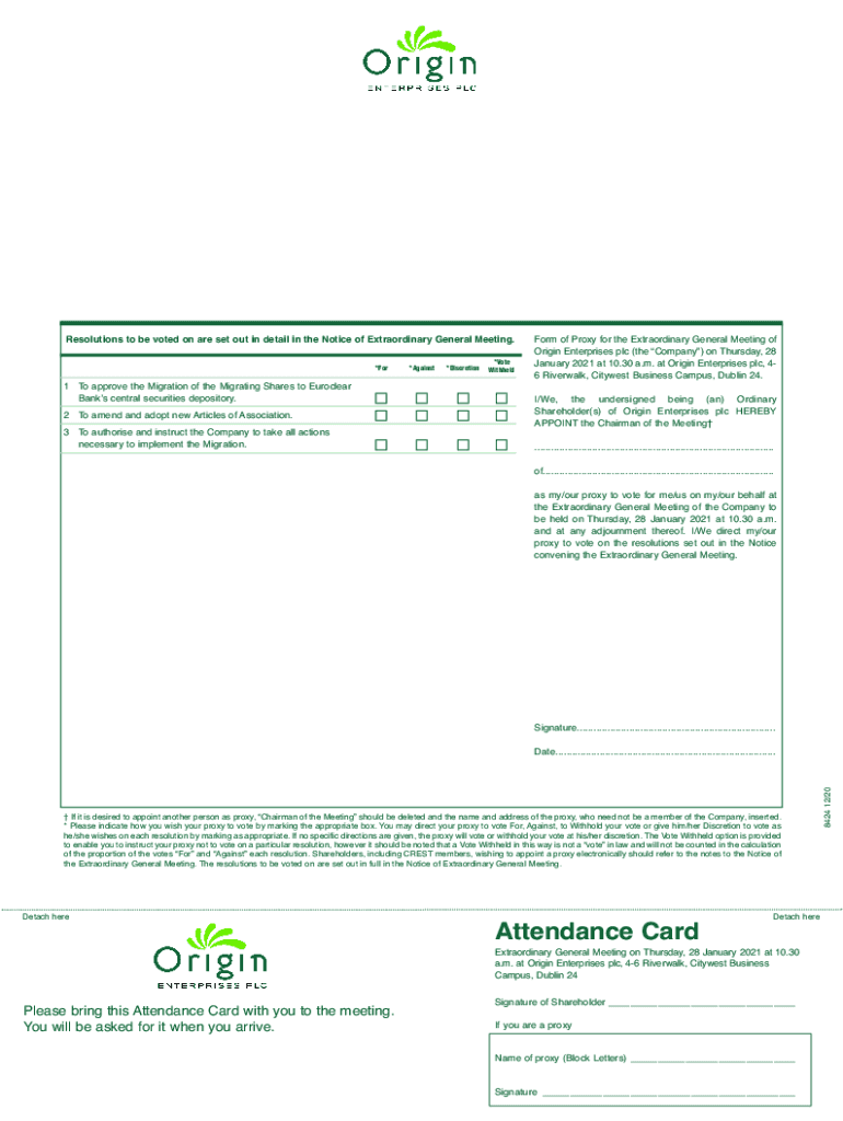 Fillable Online EGM Circular Incorporating Letter from Chairman and ... Fax Email Print - pdfFiller