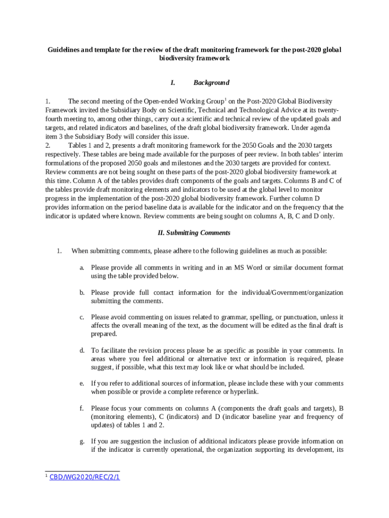 Guidelines and template for the review ... Doc Template | pdfFiller