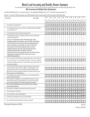 Fillable Online medicaid ms Form 222 Blood Lead Poisoning Fax Email ...
