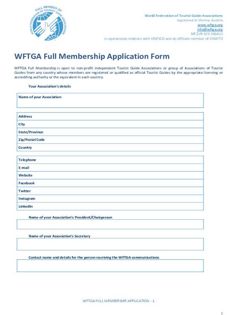 Fillable Online WFTGA Application Form FULL member 2023 - Final.doc Fax ...