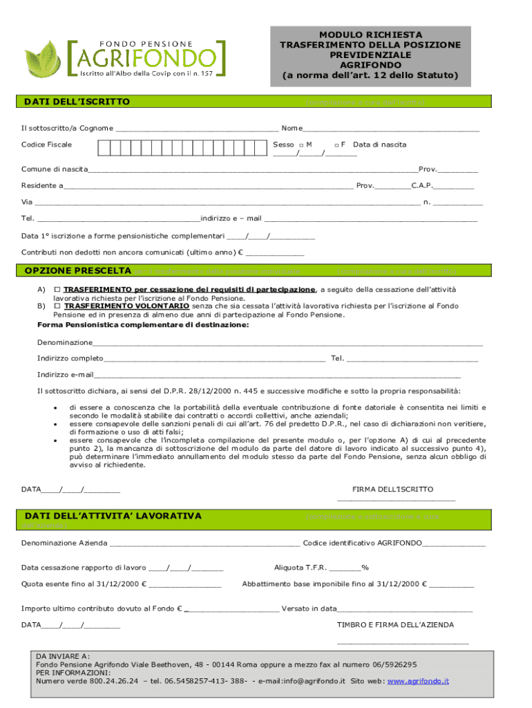 Compilabile Online Il sottoscritto dichiara (barrare una sola casella ...