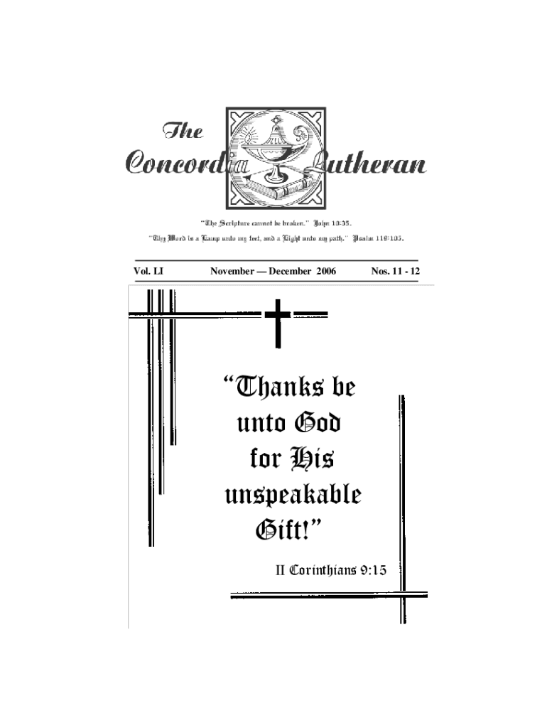 Fillable Online Thanks be unto God for His unspeakable Gift! Fax Email ...