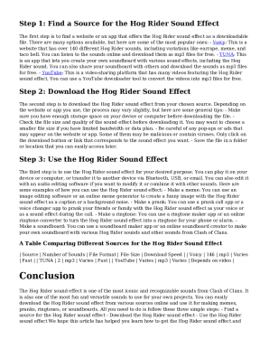 Fillable Online clash royale hog rider - Instant Sound Effect Button ...