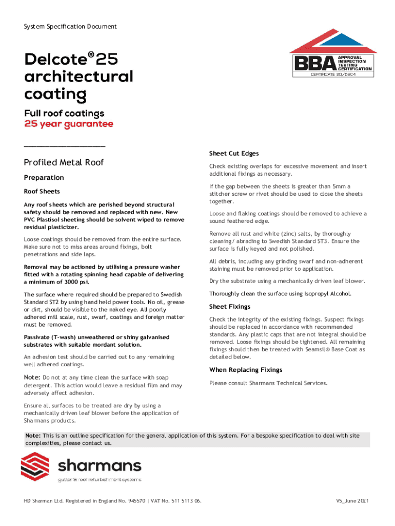 Fillable Online Standard for Sheet Steel Cladding for Architectural, ... Fax Email Print - pdfFiller