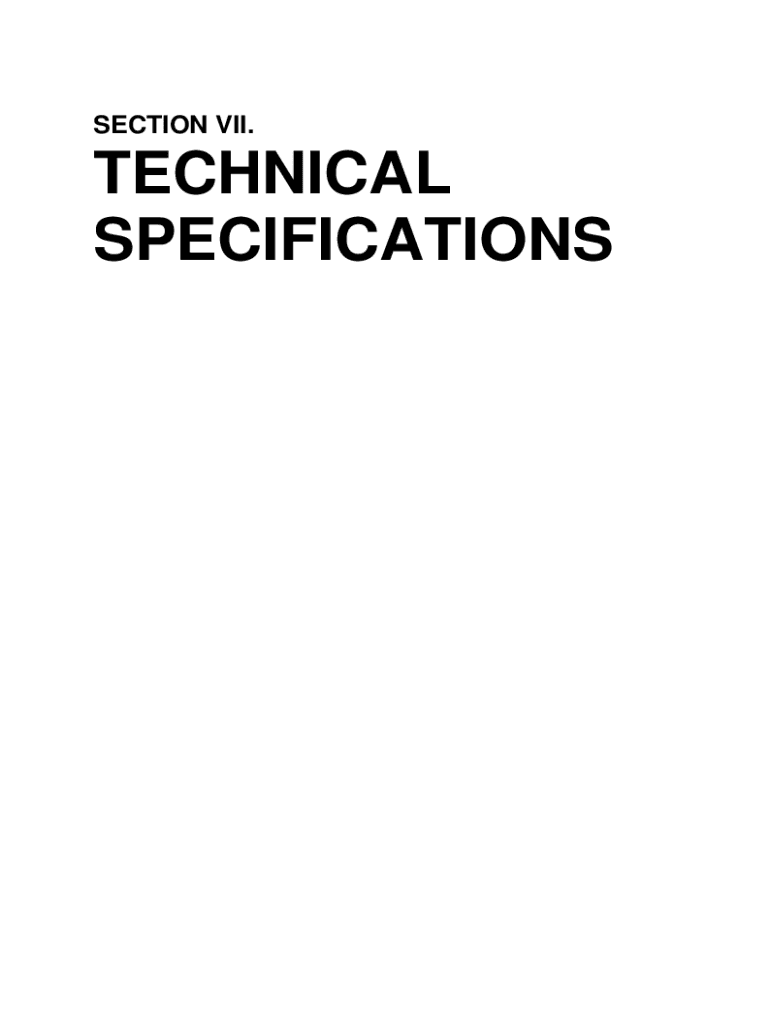 Fillable Online Technical Specifications for Network Infrastructure Fax ...