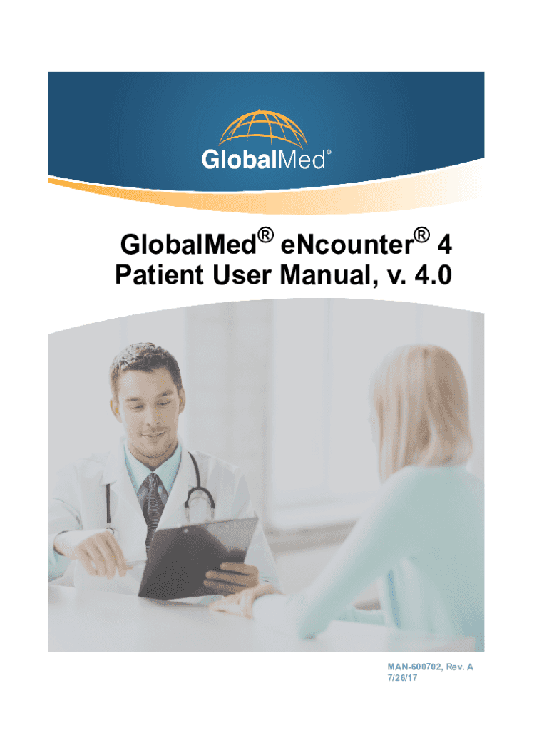 Fillable Online 4 Patient User Manual, v. 4.0 - GlobalMed Fax Email ...