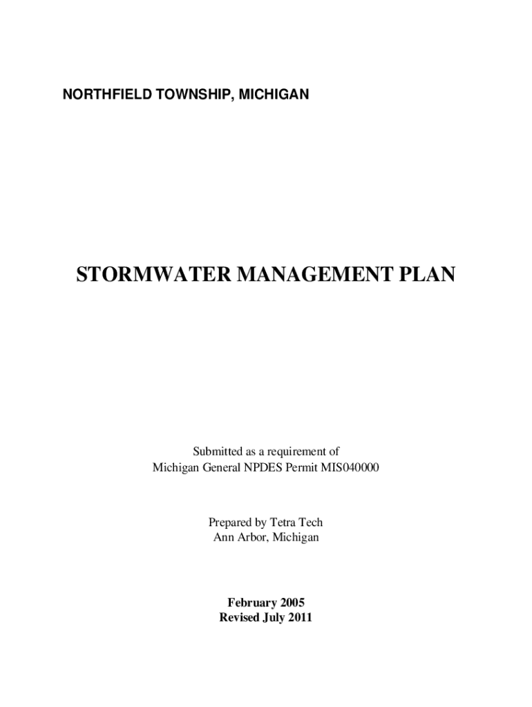 Fillable Online TETRA TECH - FINAL SUMMARY OF FINDINGS REPORT ... Fax ...