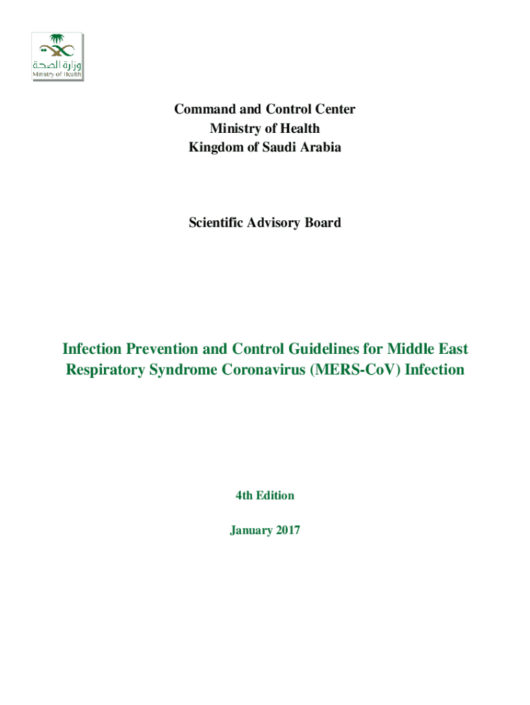 Fillable Online Infection Prevention and Control Guidelines for Middle ...