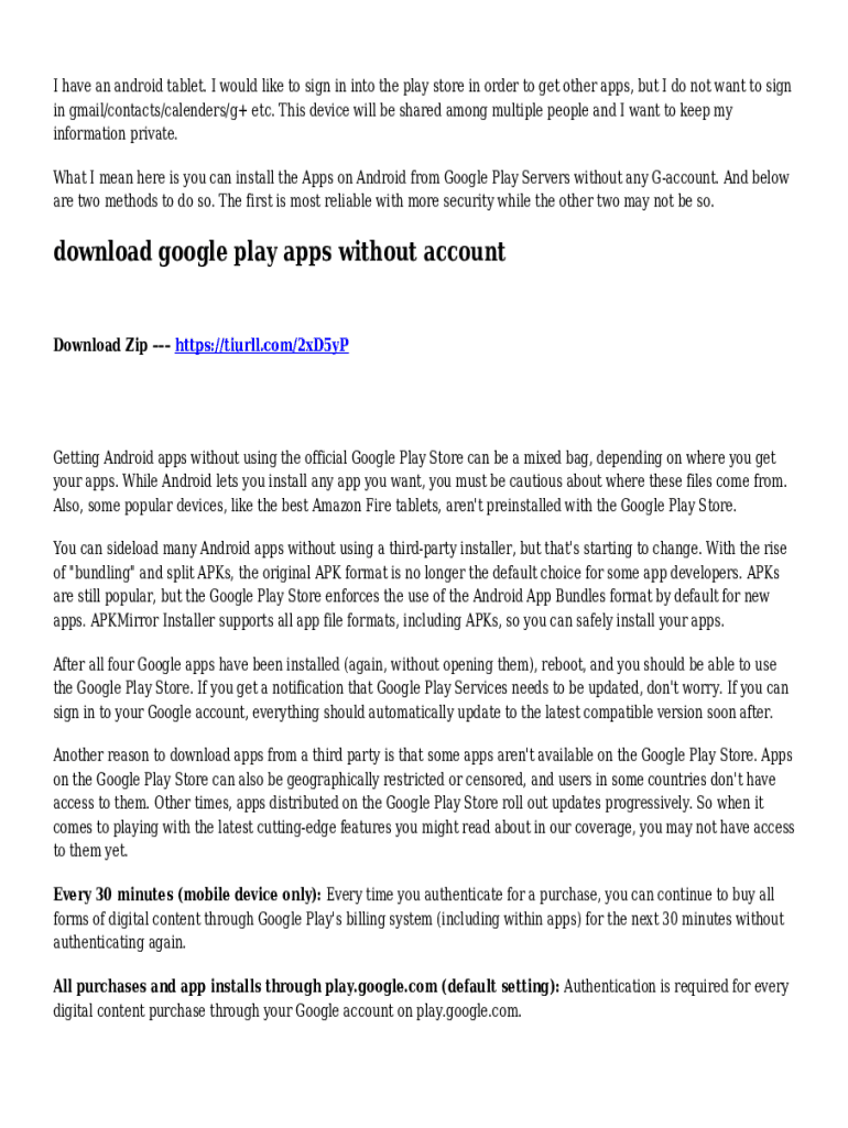 Fillable Online google play store services not supported on your device Fax Email Print - pdfFiller