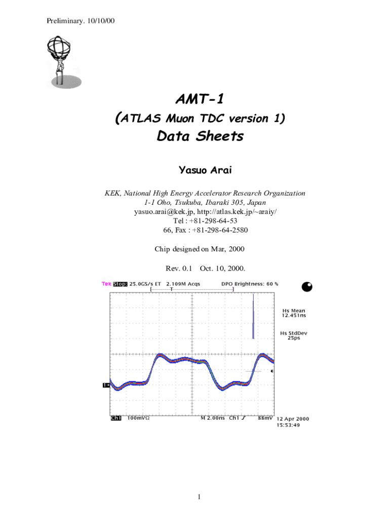 Fillable Online atlas kek AMT-1 Data Sheets Fax Email Print - pdfFiller