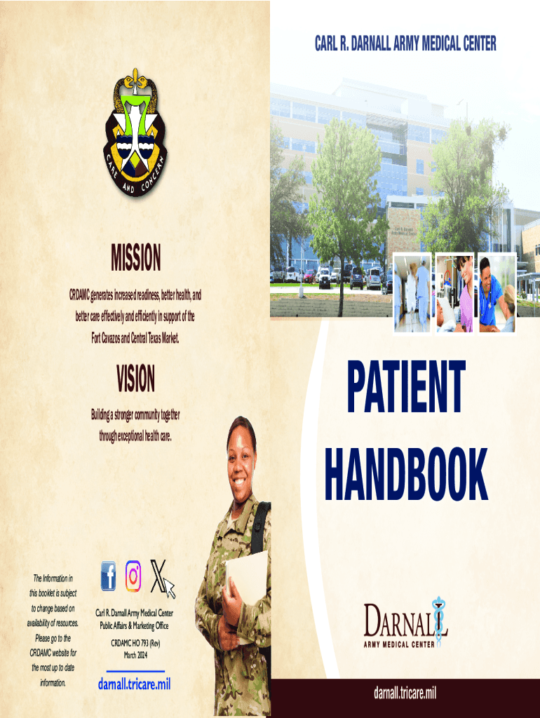 Fillable Online CRDAMC Nutrition Clinic services promote Army readiness ...