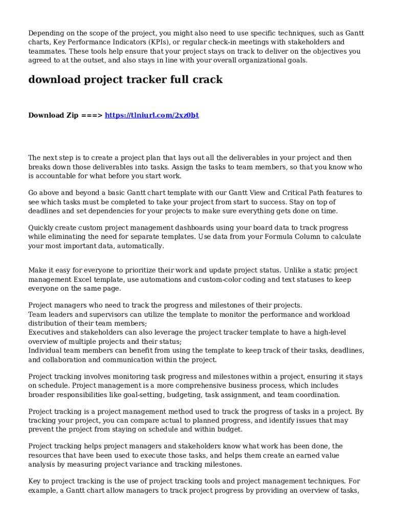 Fillable Online What Is Project Monitoring, and Why Is It Important ...