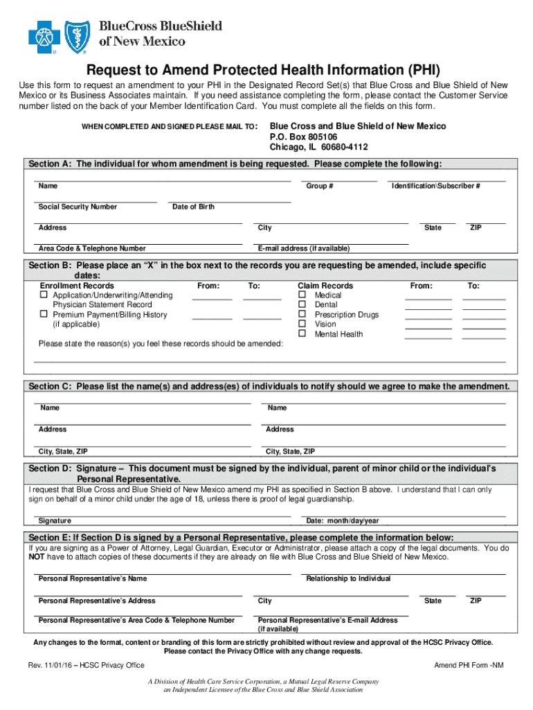 Fillable Online Amend Request Form Fax Email Print - pdfFiller