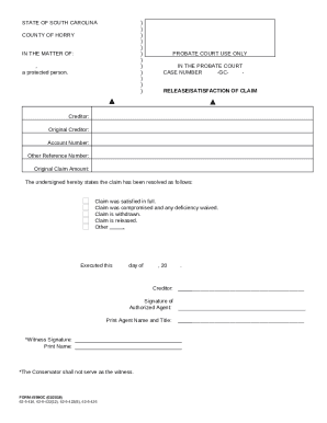 Search Probate Case Parties Doc Template | pdfFiller