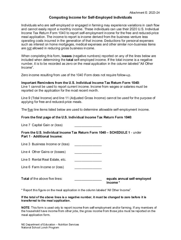 Fillable Online Self-Employment, Federal Income Tax Returns ... - Selling Guide Fax Email Print ...