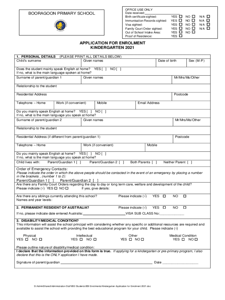 Fillable Online registration grades 1 - 12 Fax Email Print - pdfFiller