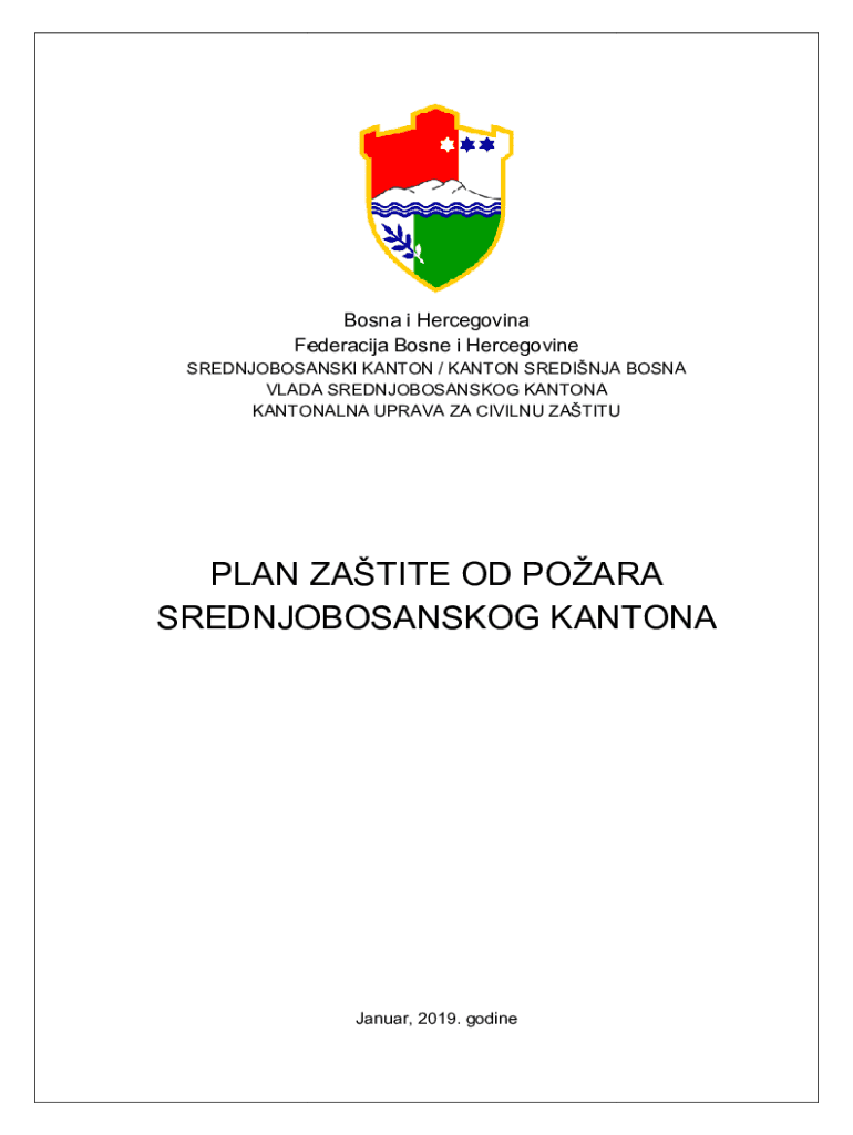 Fillable Online plan zatite od poara srednjobosanskog kantona Fax Email ...