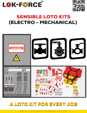 Fillable Online LOTO ELECTRICAL KIT STEEL CABINETLARGE Fax Email Print ...