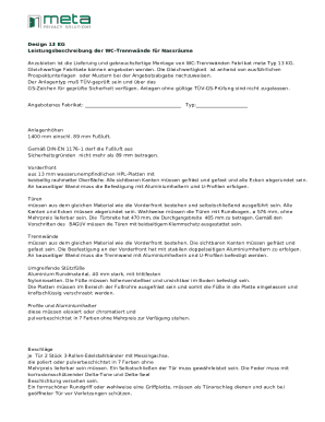 Kindergarten 13 KG-LF + 13 KG-LFH (Nassraum) Doc Template | pdfFiller