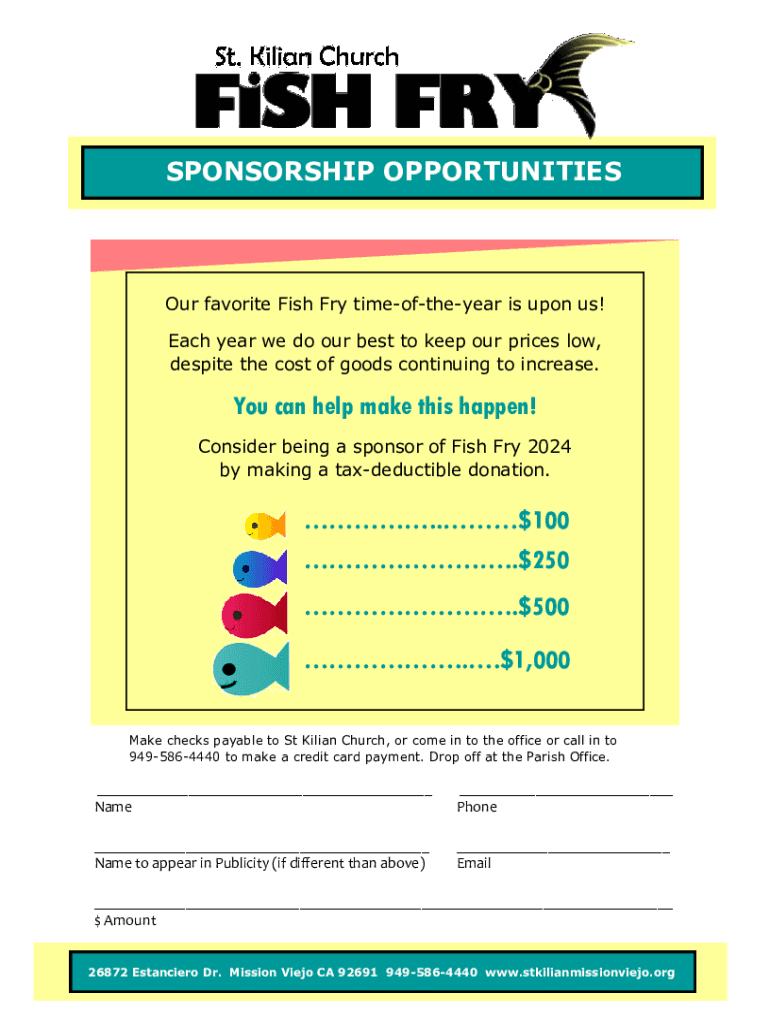 Fillable Online 'We're doing our best'Lenten fish frys continue despite ...