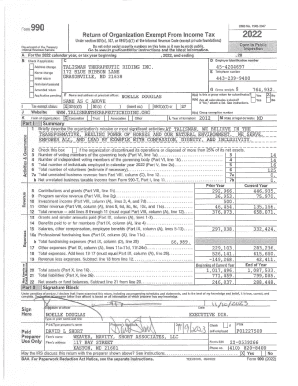 Fillable Online Forms 990/990-EZ Return Summary Fax Email Print - pdfFiller
