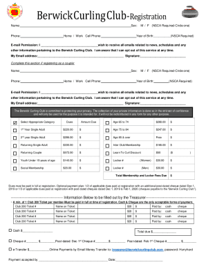 Fillable Online Registration Form 2018-19 A.pages Fax Email Print - pdfFiller