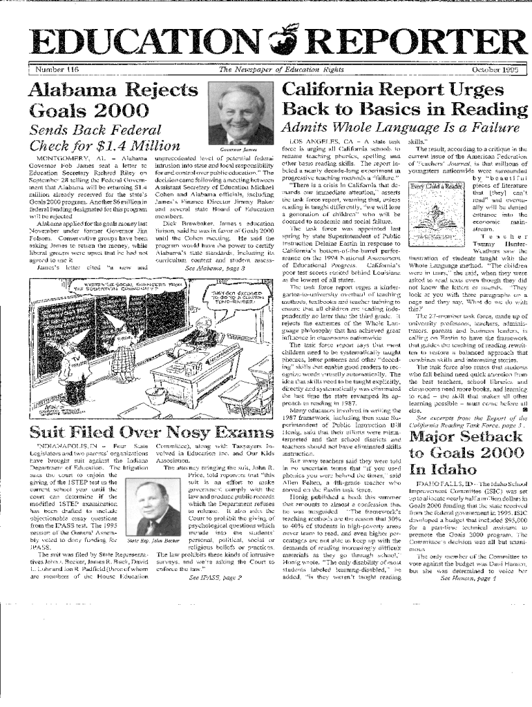 Fillable Online The Newspaper of Education Rights Fax Email Print ...