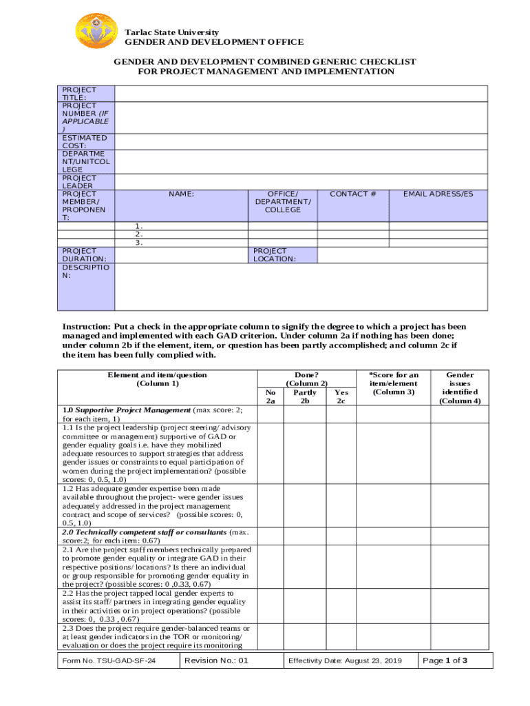 10 Project Identification Doc Template | pdfFiller