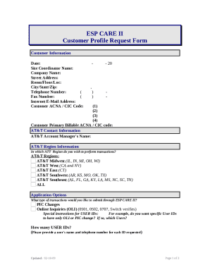 GCEC TELECOM CUSTOMER SERVICE REQUEST Doc Template | pdfFiller