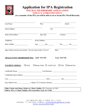 Fillable Online IPA LMS Participant Registration Form Fax Email Print ...