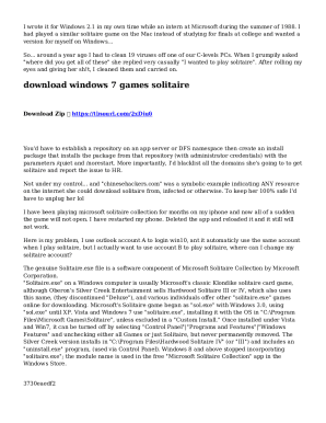 Fillable Online The story behind Windows Solitaire - Gifts for Card ...