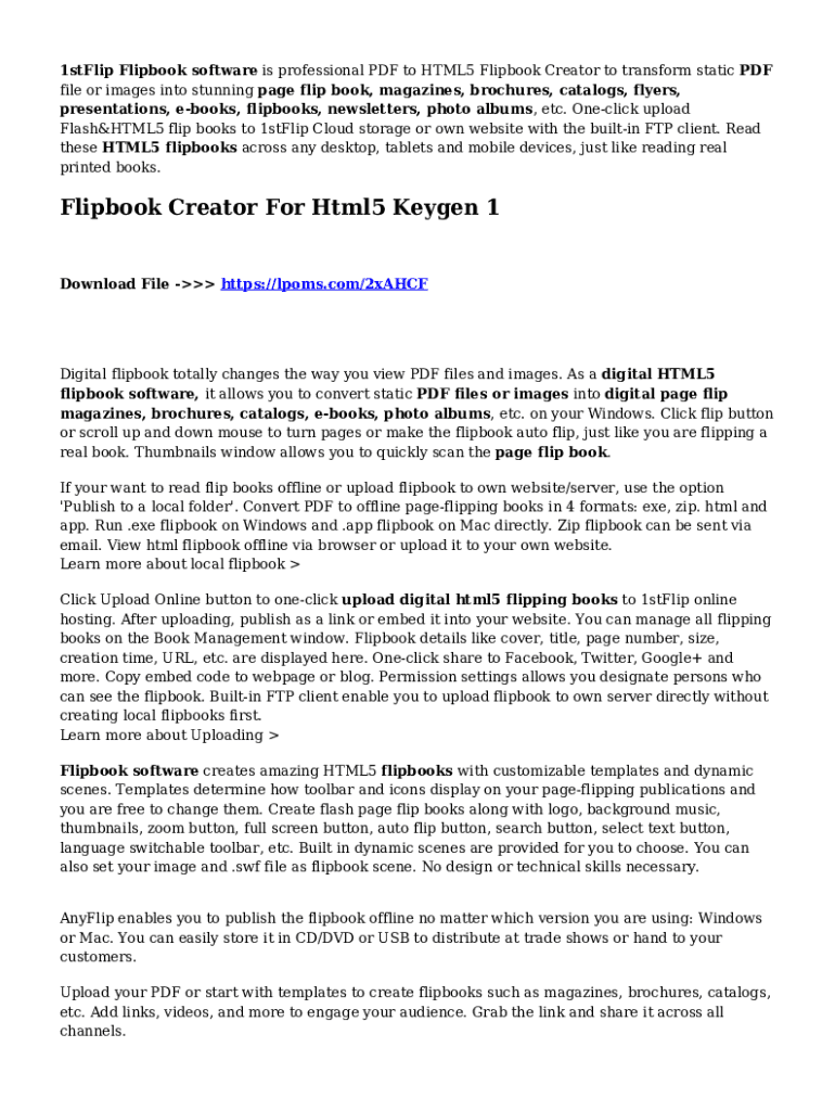 Fillable Online 6 Free PDF to Flipbook Software for Digital Publishing ...