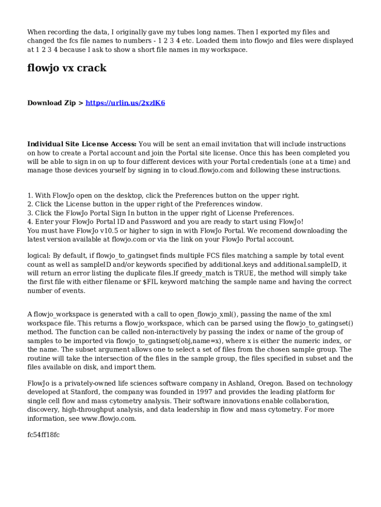 Fillable Online Exporting FCS File Data from a Single File Fax Email ...