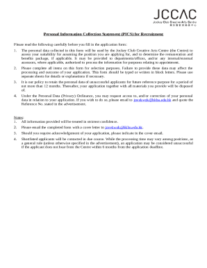 Personal Ination Collection Statement (the Notice) - NET Doc Template ...