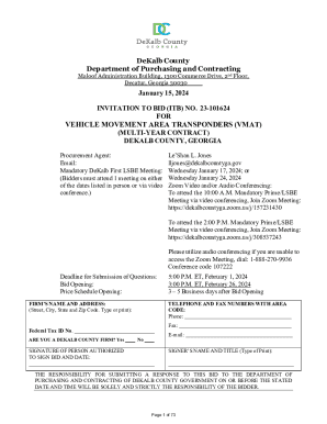 Fillable Online VEHICLE MOVEMENT AREA TRANSPONDERS (VMAT) Fax Email ...