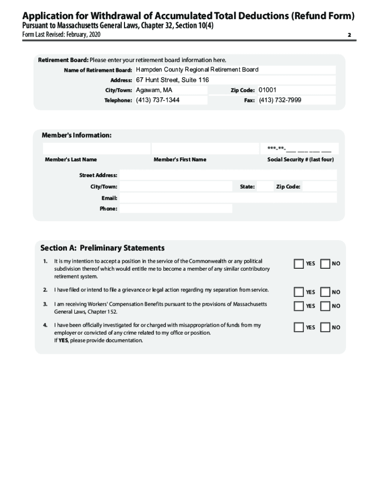 Fillable Online Bristol County Retirement Beneficiary Selection Form ...