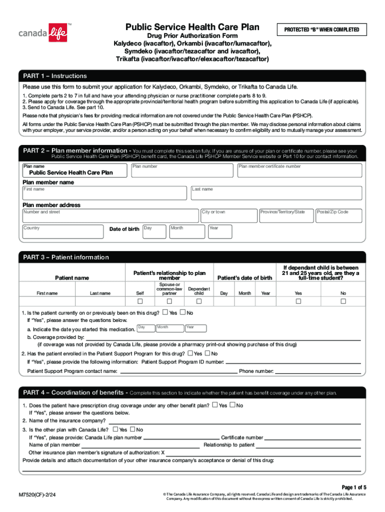 Fillable Online Public Service Health Care Plan - Drug Prior ...
