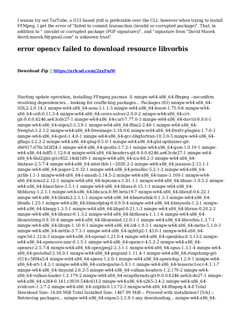 Fillable Online Says Ffmpeg Not Installed It Is And Wont Let Me Set Path Fax Email Print