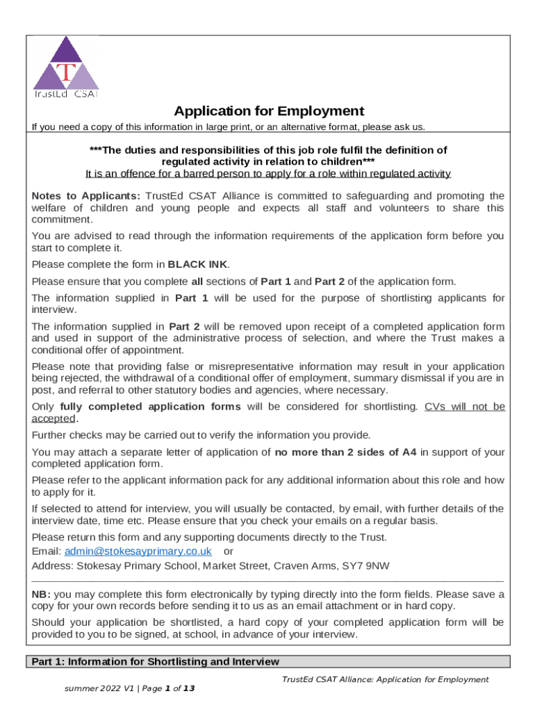 It is an offence for a barred person to apply for a role within ...