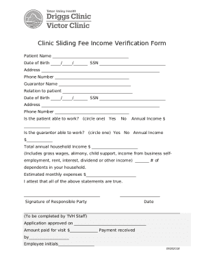 Income Verification and Discount Eligibility Doc Template | pdfFiller