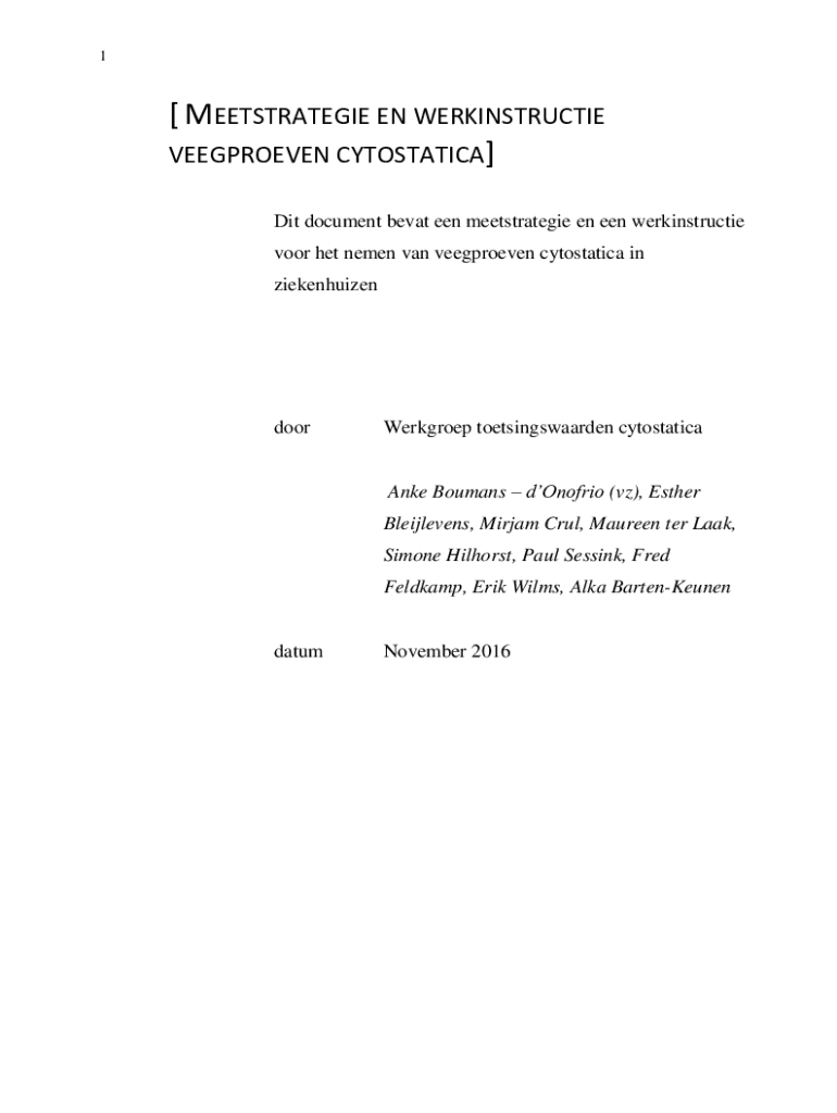 Invulbaar Online Werkinstructie voor het doen van veegproeven Faxnummer ...