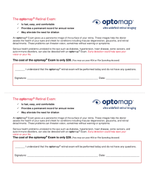 Fillable Online OPTOMAP RETINAL EXAMSTHE NEW STANDARD IN EYE ... Fax ...