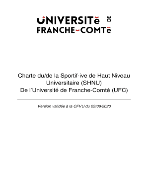 Remplissable En Ligne sciences univ-fcomte Charte du/de la Sportif-ive ...