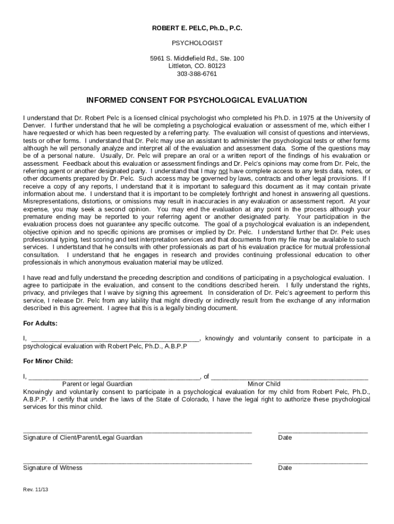 Robert Pelc is a licensed clinical psychologist who completed his Ph ...