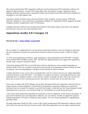 Fillable Online Download Imposition Studio Digital app for iPhone and iPad Fax Email Print ...