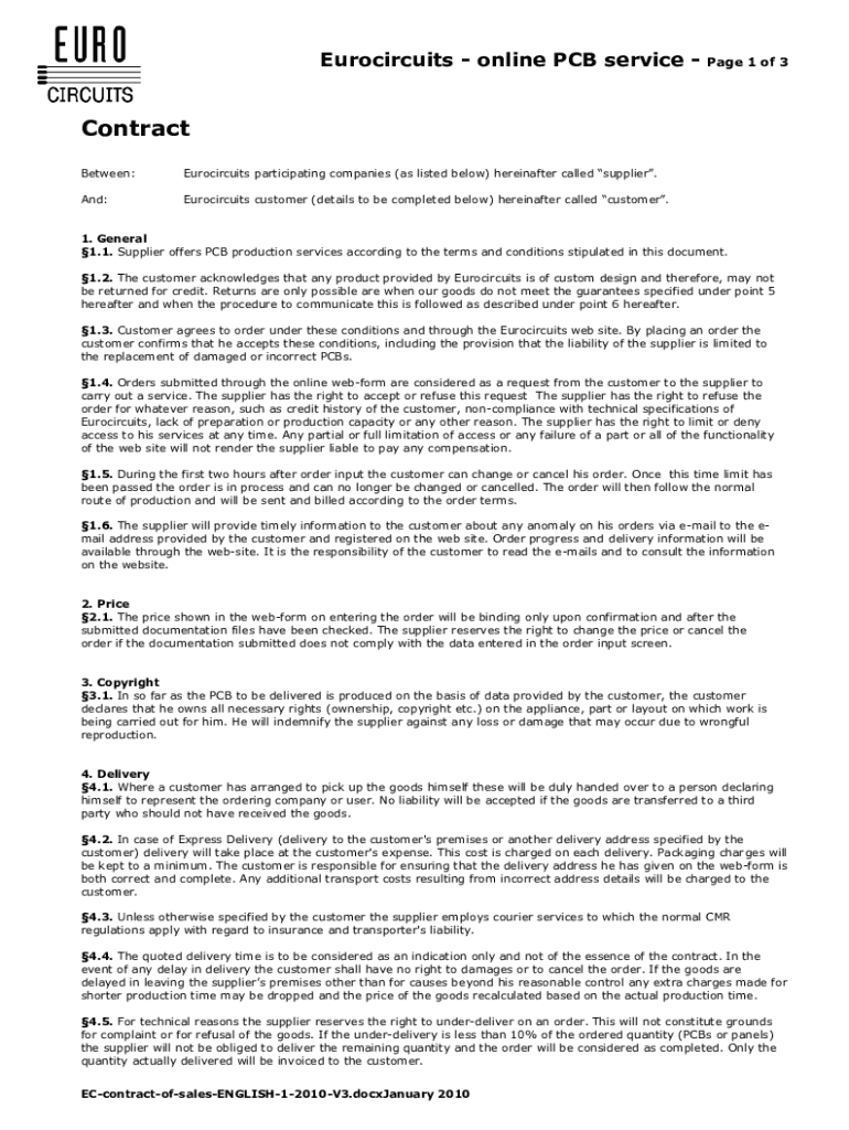 Fillable Online For All Custom PCB, PCBA and Stencil Services Fax Email ...