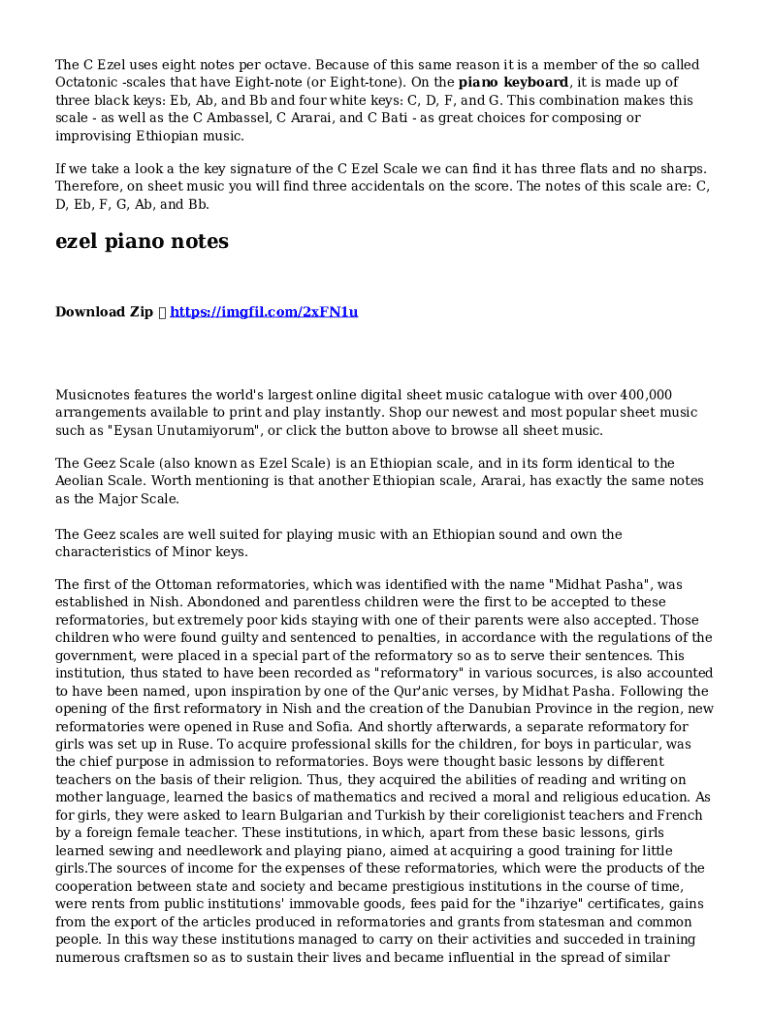 Fillable Online Why are there 12 notes in an Octave and not 8? Fax ...